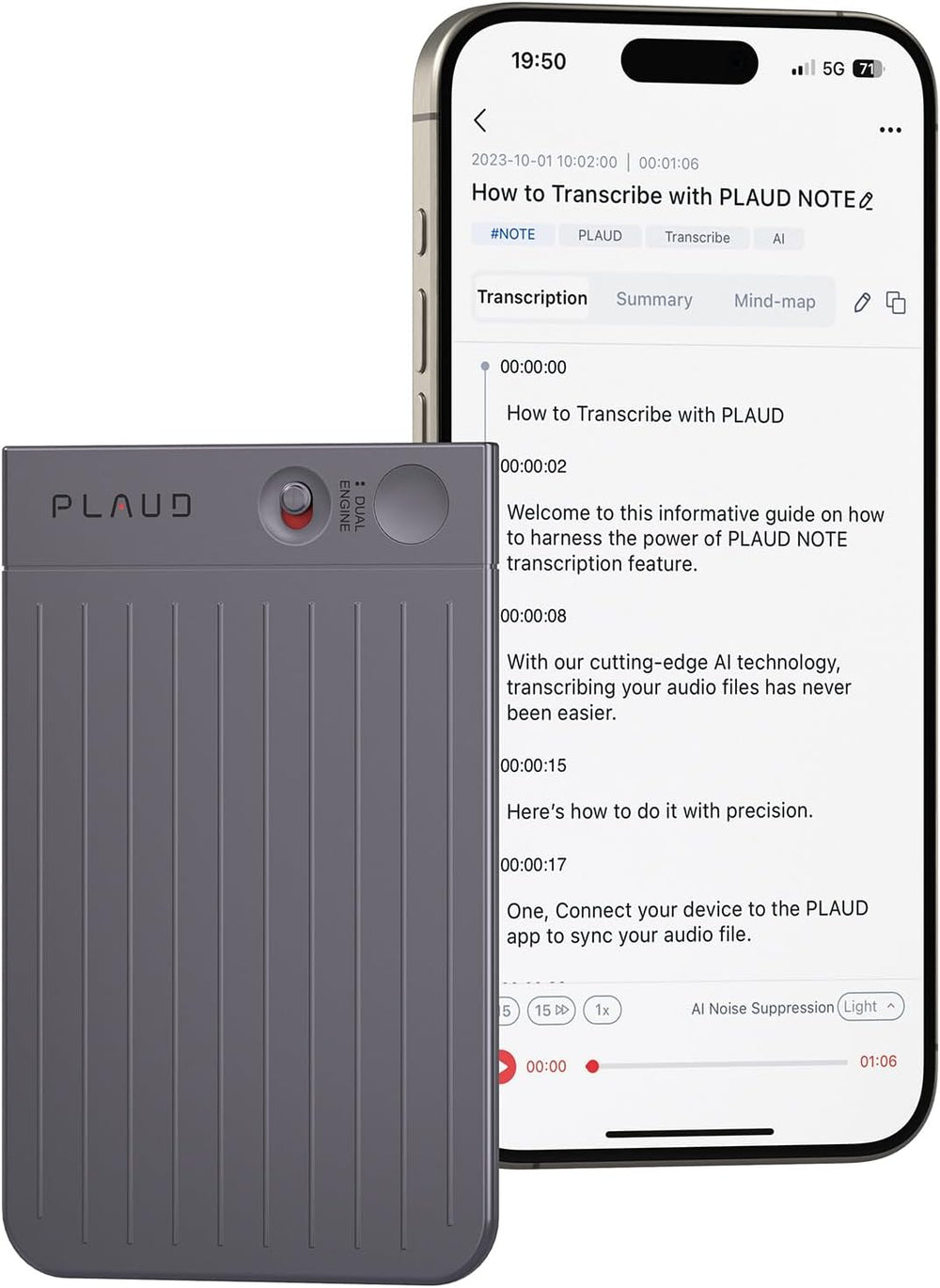 PLAUD NOTE – AI Voice Recorder for Meetings & Calls with ChatGPT Trans ...
